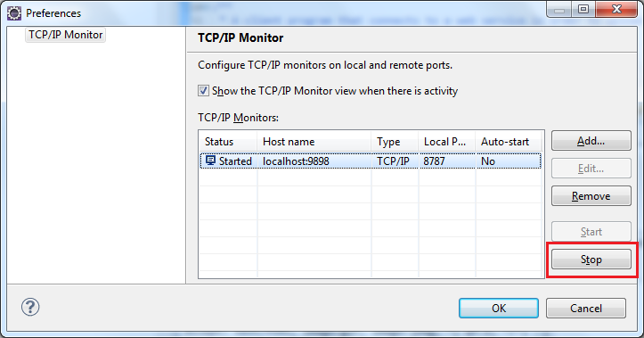 How To Monitor Soap Messages Using Tcpip Monitor In Eclipse